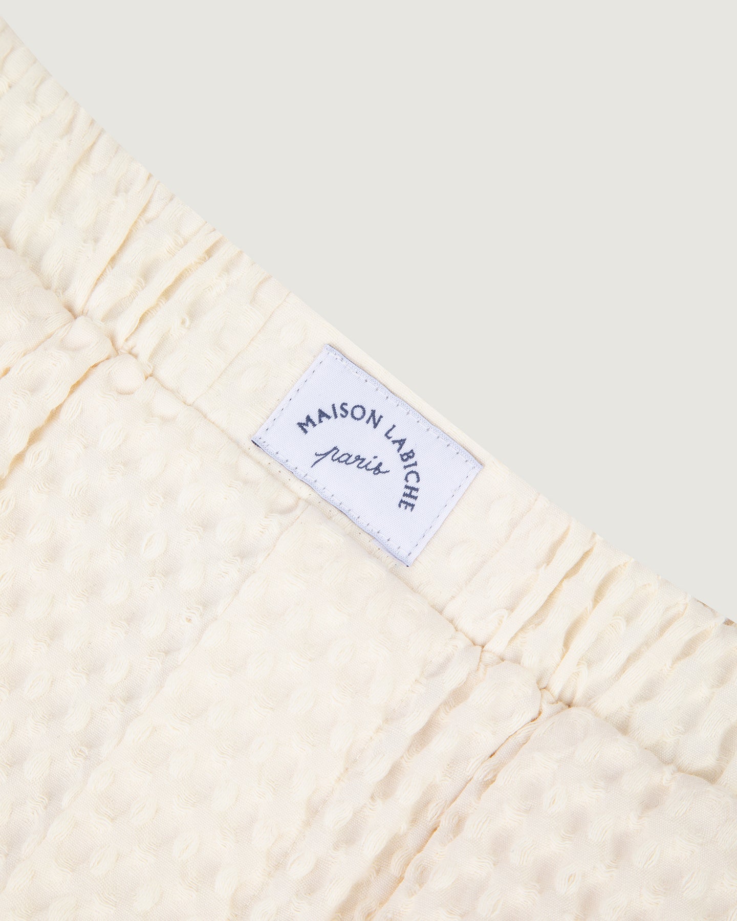 "Waffle Cotton" vermenouze shorts – Maison Labiche